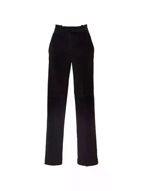 CIRCOLO 1901 Velvet Straight-leg Trousers