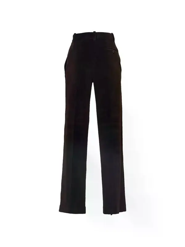 CIRCOLO 1901 Velvet Straight-leg Trousers