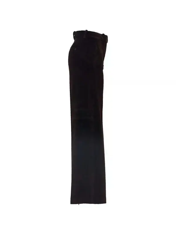 CIRCOLO 1901 Velvet Straight-leg Trousers