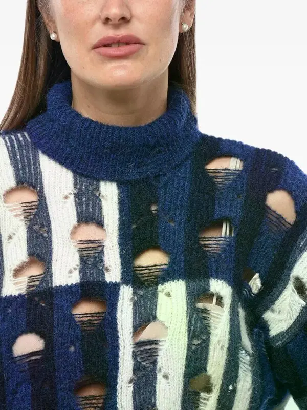Off-White Shibori Distressed Sweater
