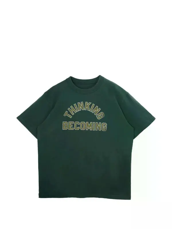 Sacai Slogan-print Crew-neck T-shirt