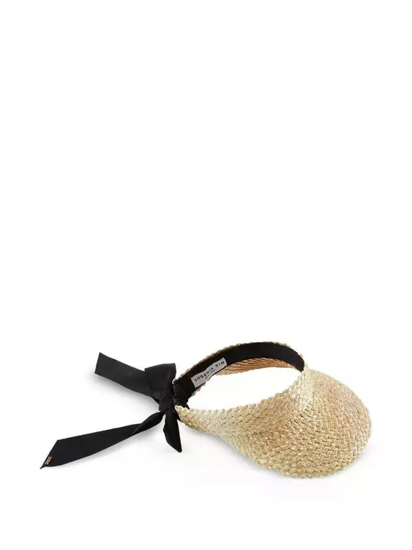 Eugenia Kim Ricky Straw Sun Visor - Neutrals