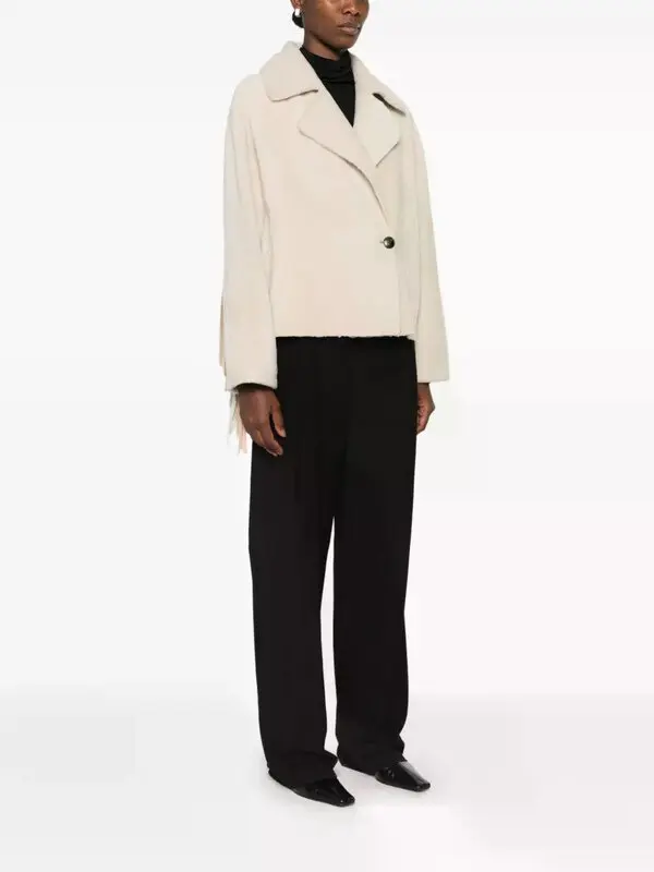 LISKA Fringe Detail Jacket