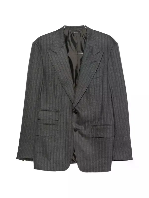 TOM FORD Pinstripe-pattern Buttoned Suit