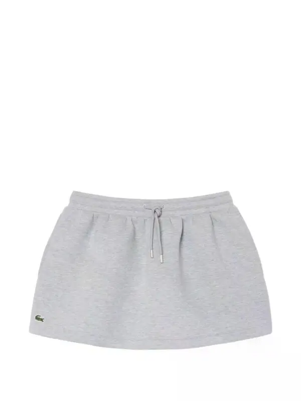 Lacoste Double-face Jersey Skirt With Embroidered Crocodile
