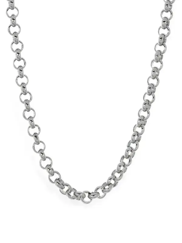 MARISSA COLLECTIONS 14k White Gold Rolo Chain Necklace