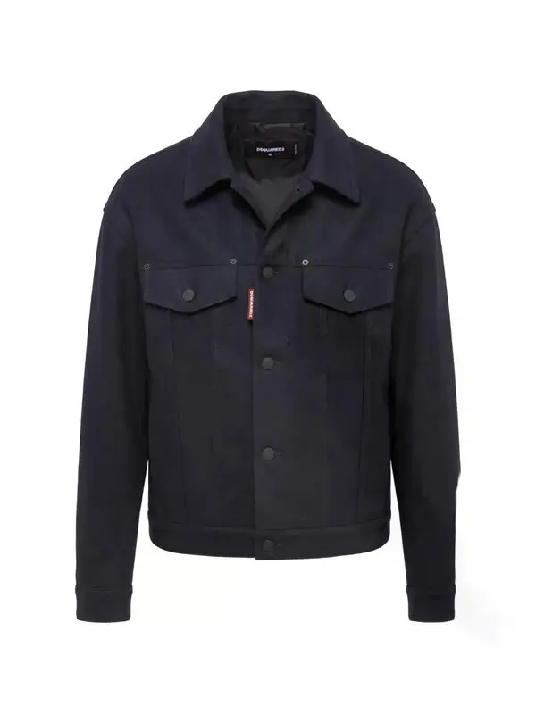 Dsquared2 Button-up Wool Jacket