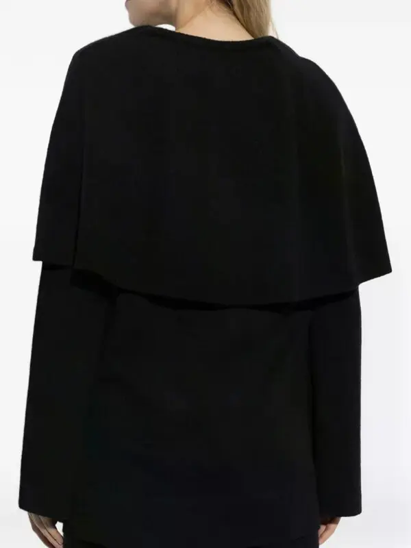 LISA YANG Jaylani Cape-overlay Sweater