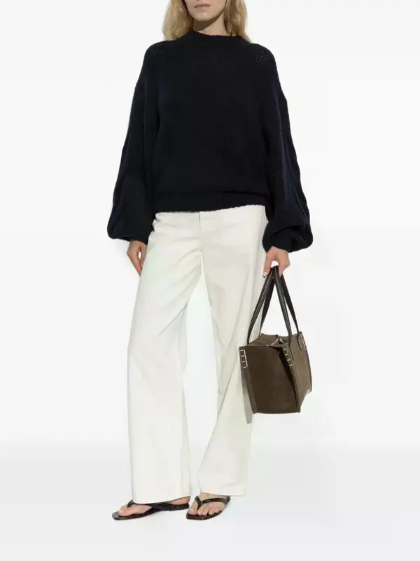 LISA YANG Runi Cable-knit Sweater - Blue