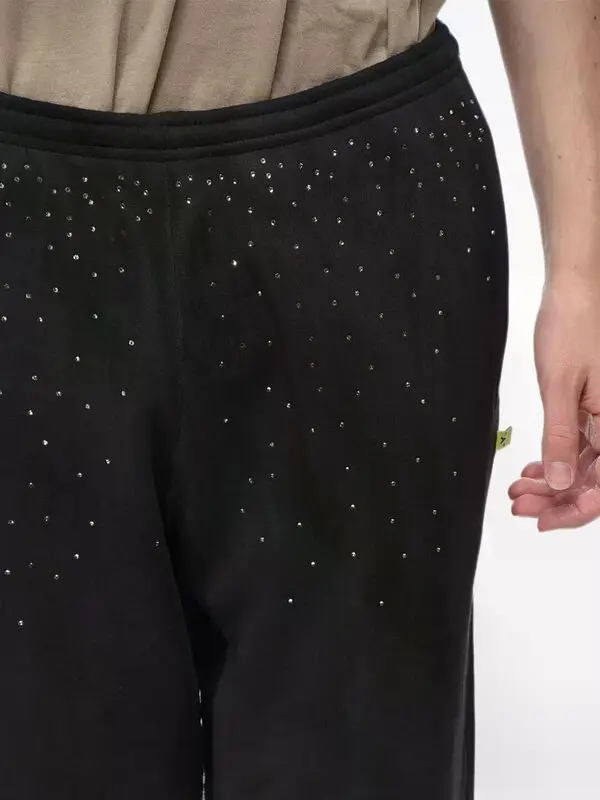 Off-White Rhinestone-embellished Tie-dye Track Pants