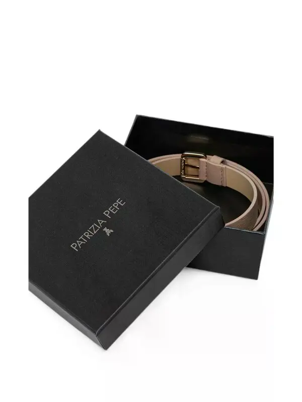 Patrizia Pepe Grained Leather Belt