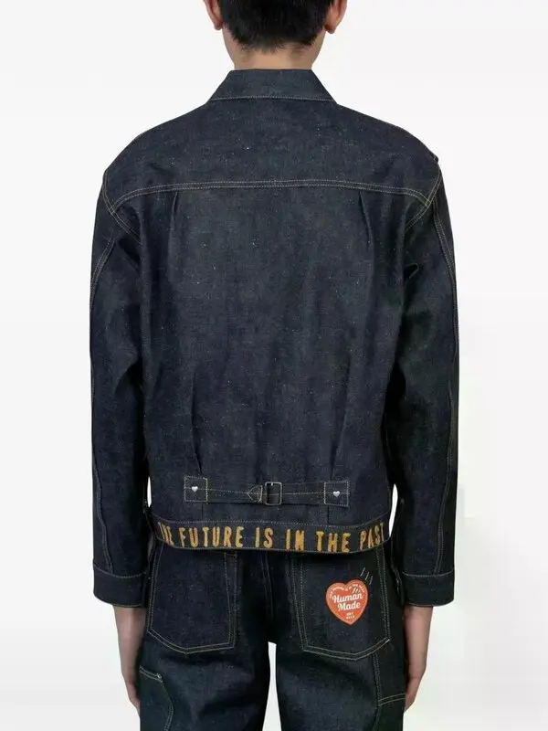 HUMAN MADE Pleated Denim Jacket