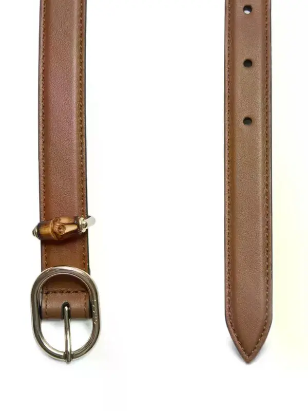 Gucci Bamboo Buckle Leather Belt