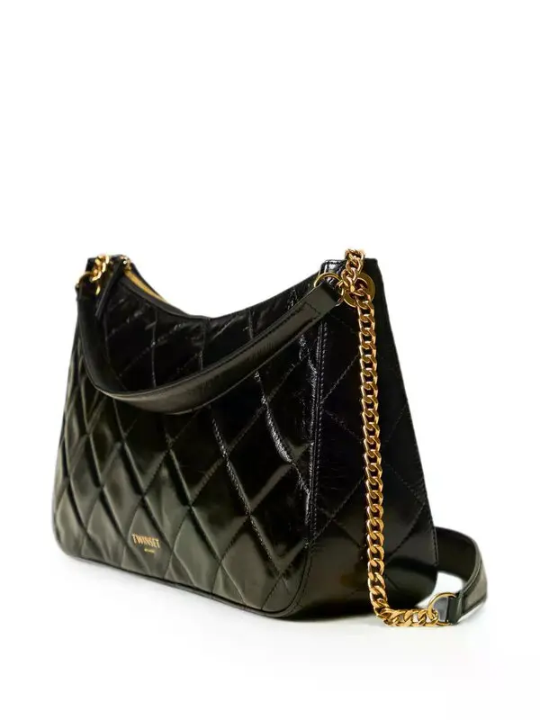 TWINSET Large Liliane Quilted Leather Bag