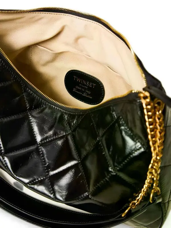 TWINSET Large Liliane Quilted Leather Bag