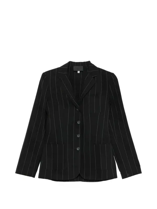 Dolce & Gabbana 2000s Pinstripe-pattern Jacket - Black