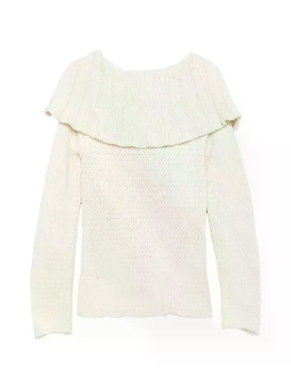 Dolce & Gabbana 2000s Cream Chunky Knit Cardigan