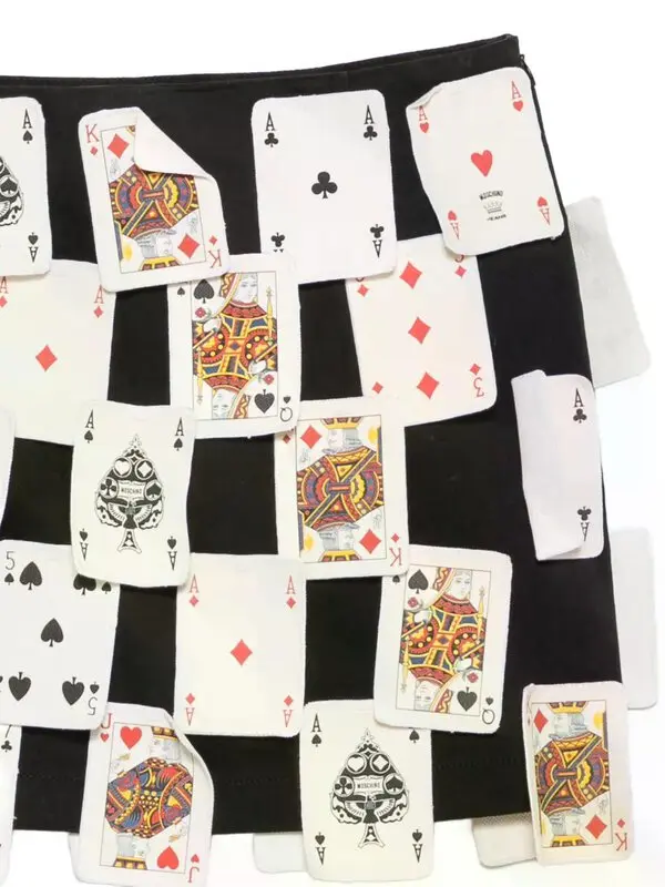 Moschino Appliquéd Mini Skirt