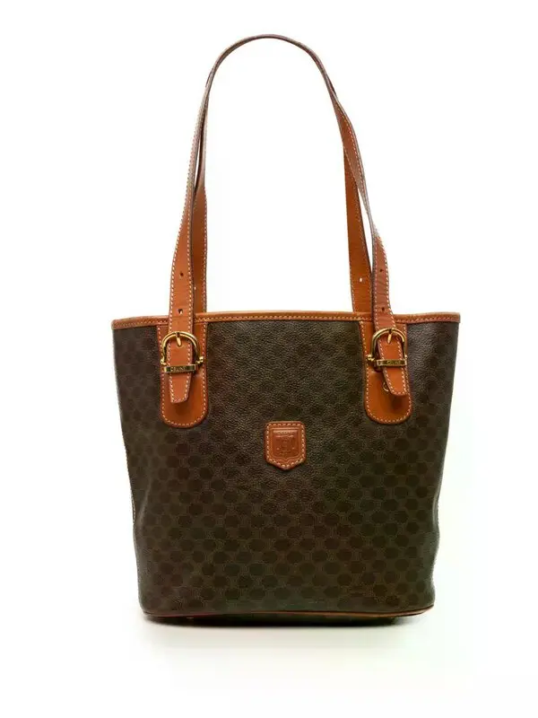 Celine Macadam Coated Canvas Tote Bag