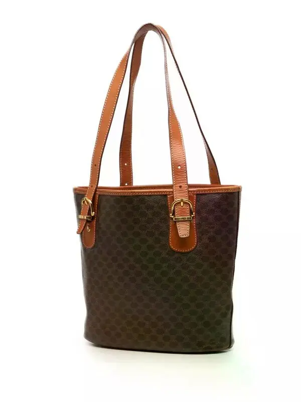 Celine Macadam Coated Canvas Tote Bag