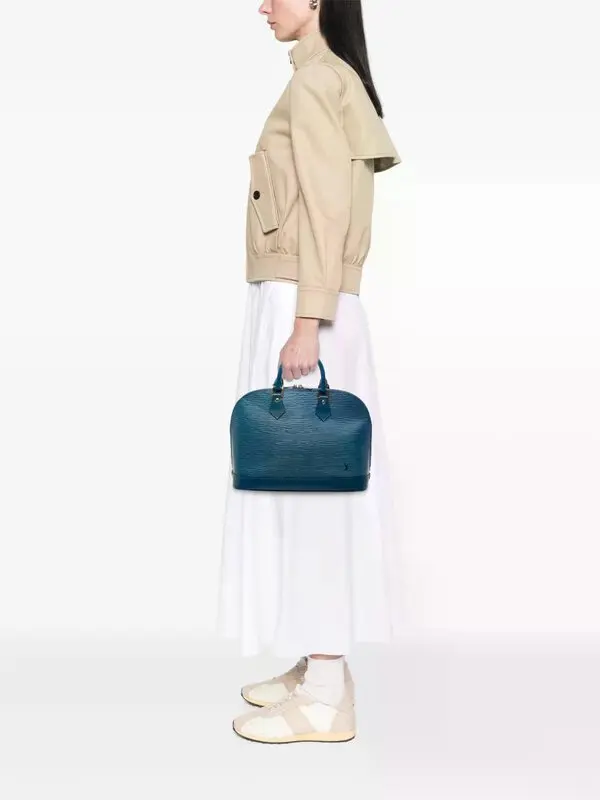 LOUIS VUITTON 1996 Epi Alma Pm Handbag