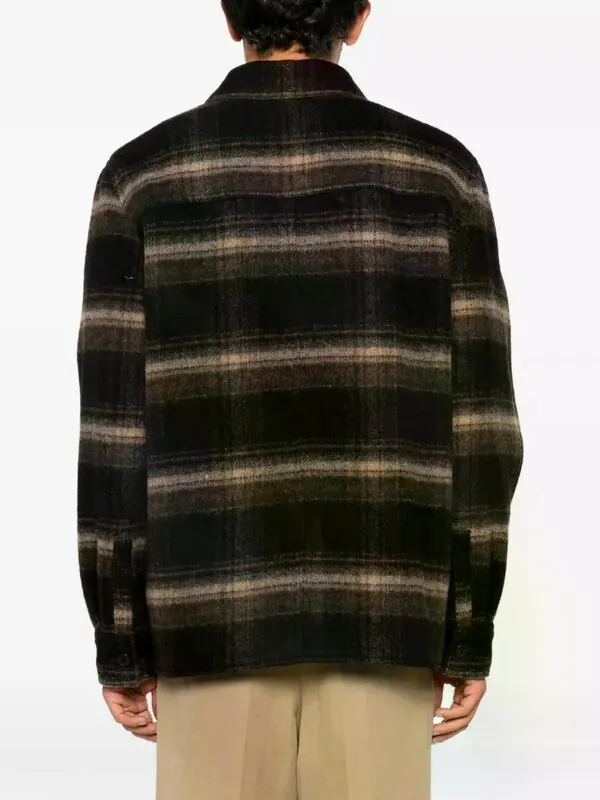 MARANT Kervon Check-pattern Shirt Jacket
