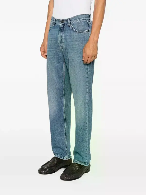 Zegna Logo-patch Straight-leg Jeans