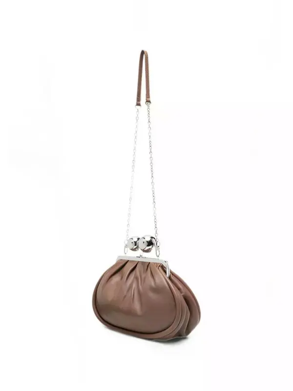 Max Mara Pasticcino Leather Shoulder Bag