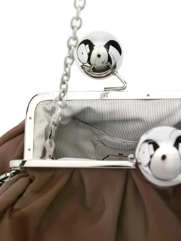 Max Mara Pasticcino Leather Shoulder Bag