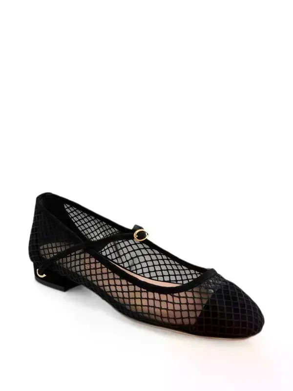 Jennifer Chamandi Paolo Mesh Ballet Flats
