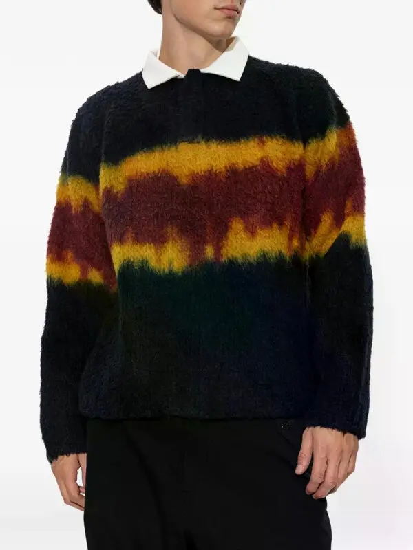 Sacai Tie-dye Textured Sweater