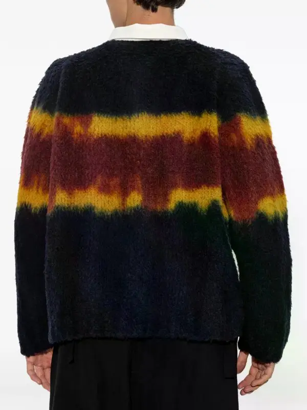 Sacai Tie-dye Textured Sweater