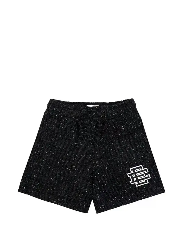 ERIC EMANUEL Bouclé Logo-print Shorts