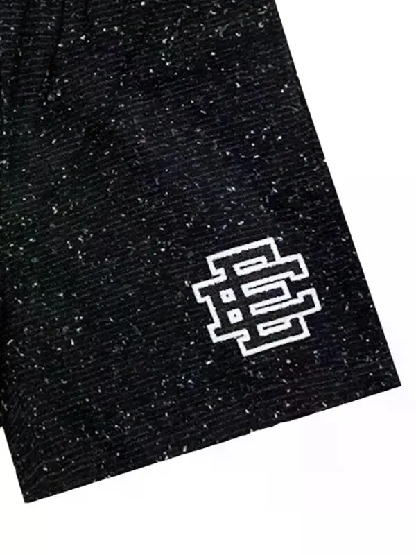 ERIC EMANUEL Bouclé Logo-print Shorts