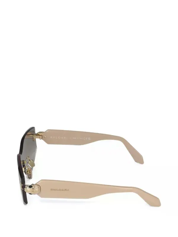 BVLGARI Serpenti Geometric-frame Sunglasses