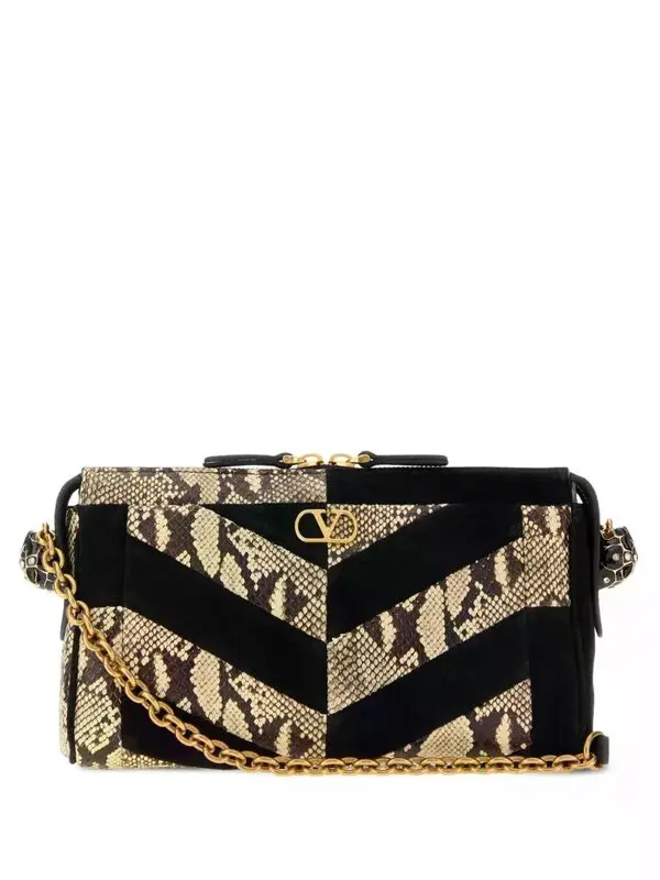 Valentino Garavani Small Panthea Snakeskin-effect Shoulder Bag