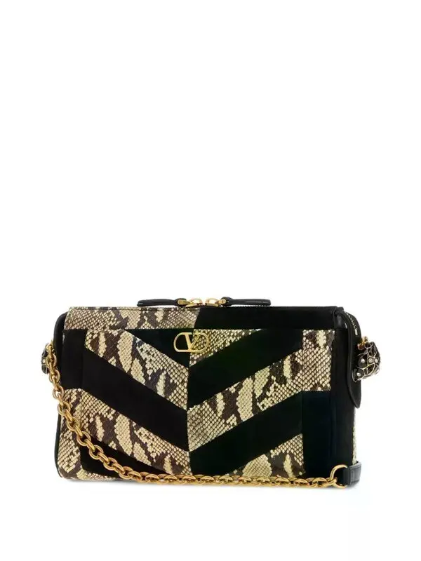Valentino Garavani Small Panthea Snakeskin-effect Shoulder Bag