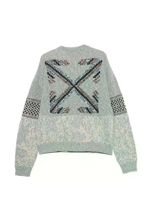Off-White Arrows Intarsia-knit Sweater