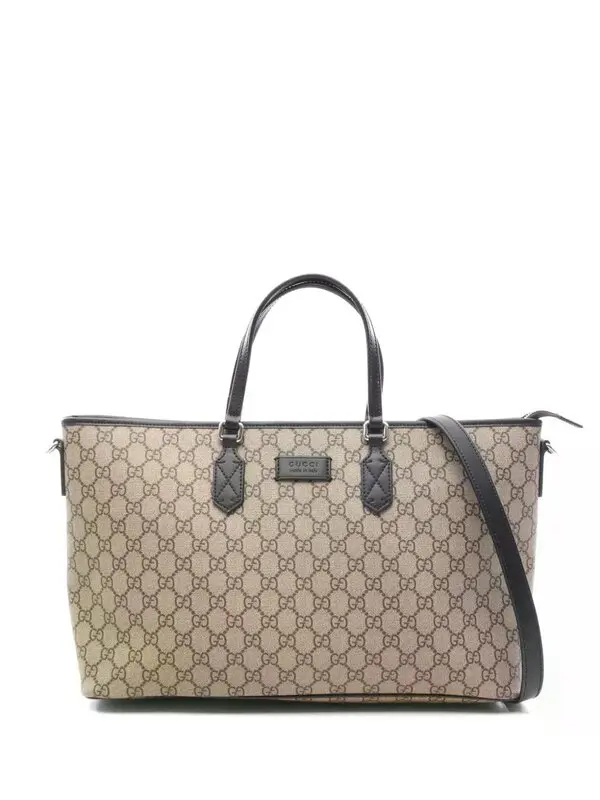 Gucci Gg Supreme Two-way Handbag