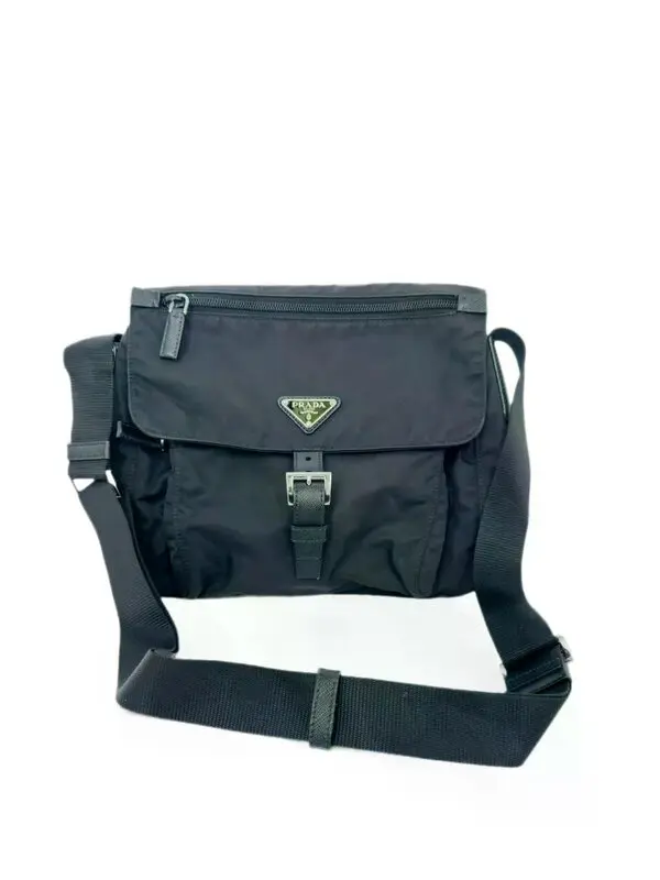 Prada Buckled Messenger Bag