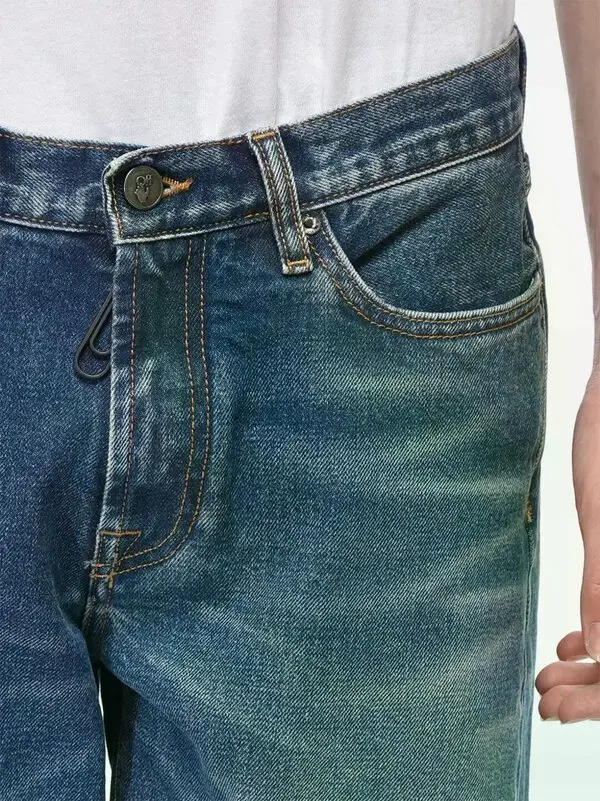 Off-White Pascal Twist Embroidered Jeans
