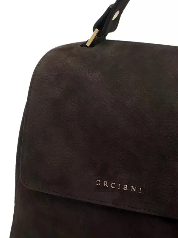 Orciani Small Sveva Nubuck Handbag