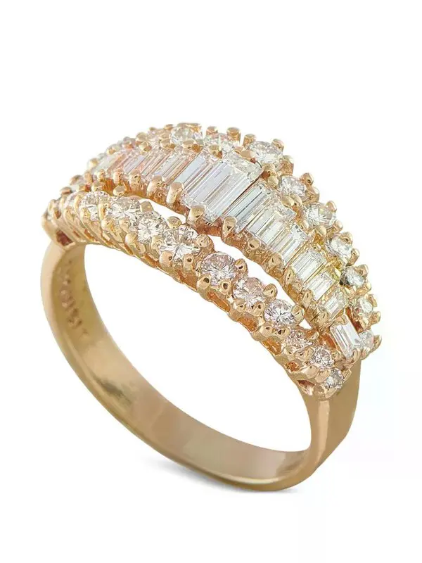 LB EXCLUSIVE 14k Yellow Diamond Dome Ring - Gold