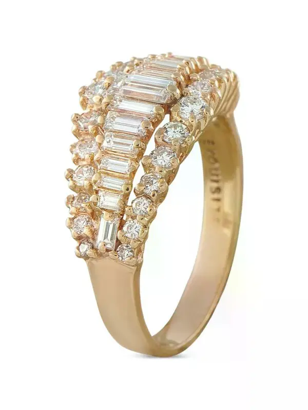 LB EXCLUSIVE 14k Yellow Diamond Dome Ring