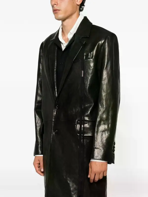 ANN DEMEULEMEESTER Leather Coat