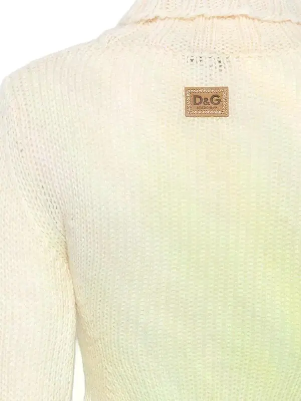 Dolce & Gabbana 2000s Ivory Turtleneck Sweater