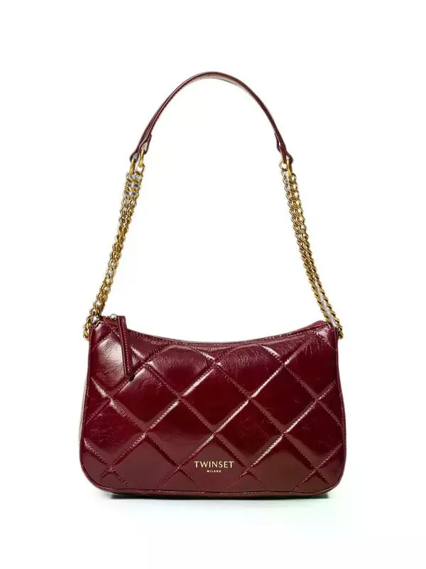 TWINSET Medium Liliane Quilted Leather Bag