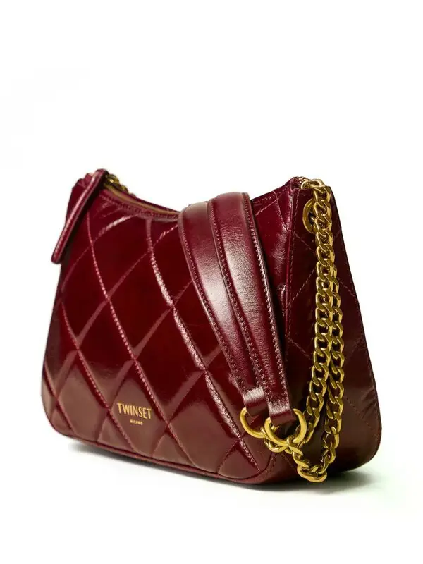 TWINSET Medium Liliane Quilted Leather Bag