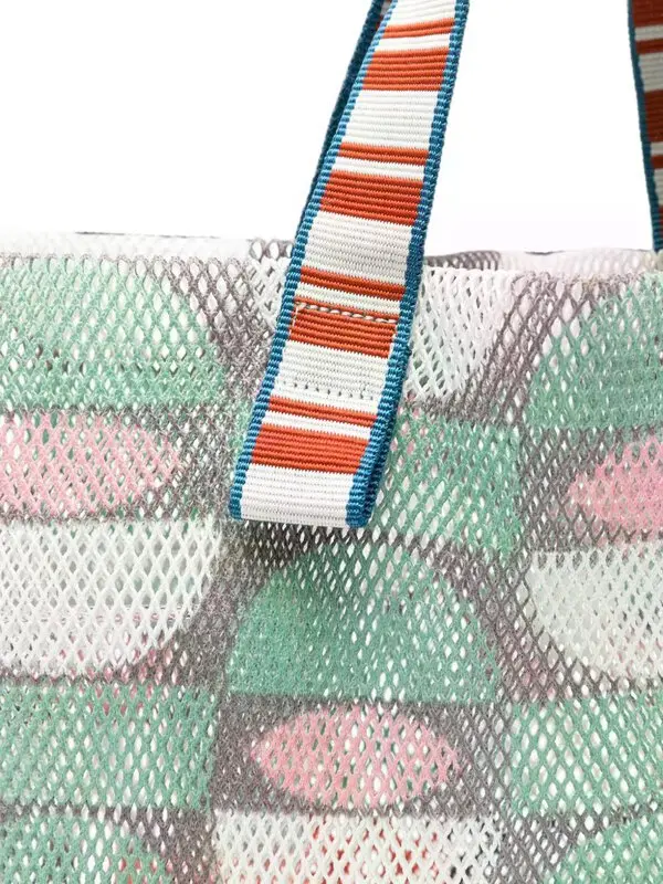 ÉPICE Geometric Print Tote Bag