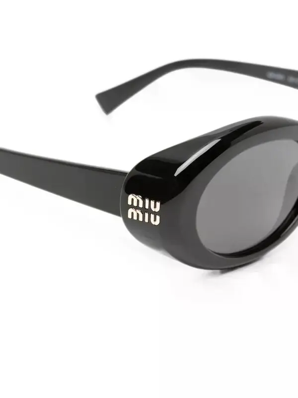 Miu Miu Oval Frame Sunglasses